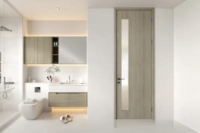 China Custom WPC Door 45mm Thick Waterproof Termite Proof for sale