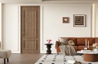 China Customizable WPC Interior Door 45mm Thickness Waterproof Fire Retardant for sale