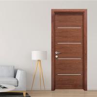 China Custom WPC Interior Door 45mm Thickness Waterproof Termite Proof for sale