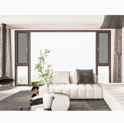 China Customized Color Modern Aluminum Window with Sliding Opening Pattern and 15 Years Life Span for sale