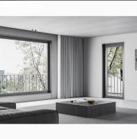 China Customized Color Modern Aluminum Sliding Window with Acrylic Material and Roller Blind Curtain Type for sale