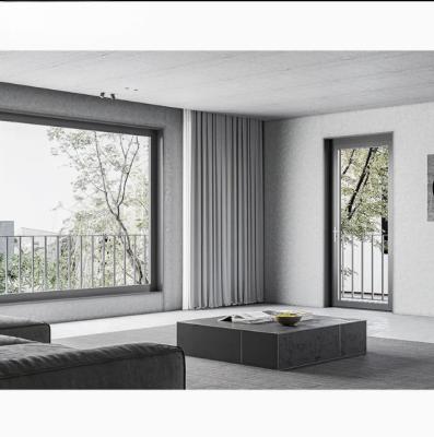 China Customized Color Modern Aluminum Sliding Window with Acrylic Material and Roller Blind Curtain Type for sale