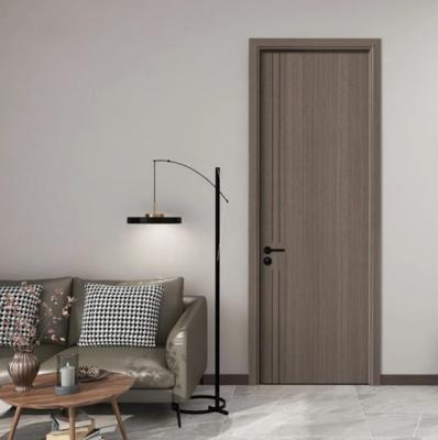 China Customizable WPC Door with 60/70/80/90/100mm Frame Line and 700-1100mm Width for Farmhouse and Home Office for sale