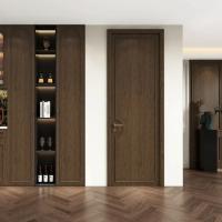 China Vintage Interior WPC Door With Left Or Right Handle Position And Customizable Special Functions For Hotel for sale