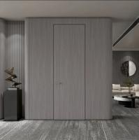 China Customized WPC Door With 60/70/80/90/100mm Frame Line And 90/120/140/180/200/260mm Frame ISO9001 Certified for sale