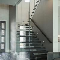 China Customized Steel And Glass Handrail Easy To Clean And Maintain For Indoor And Outdoor for sale
