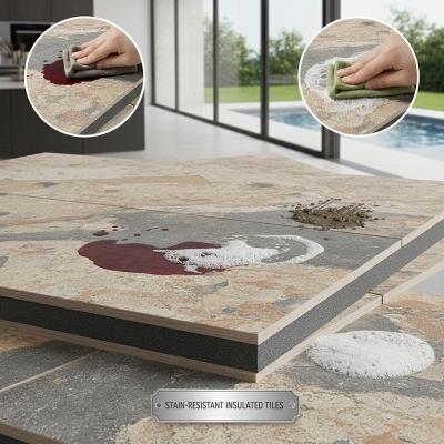 China Stain-resistant Ceramic Tiles With Insulation And Easy To Clean With Mild Detergent Suitable For Indoor And Outdoor Applications for sale