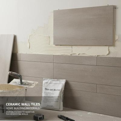 China Ceramic Wall Tiles Home Building Materials Thin-set Mortar Or Adhesive Installation Method Durable and Easy to Maintain for Residential Walls for sale