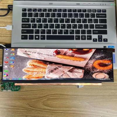 China BOE 14.1Inch Stretched LCD Monitor with 1920*550 Pixels 400cd/m2 Brightness and 30 Pin Connector for sale