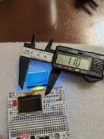 China 1.1inch 128*64pixels COG LCD Panel Industrial LCD Display with AIP31567A Driver for sale