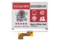 China 4.2inch 3-Color E Ink Display with 10s Fast Refresh and Partial Update for Electronic Shelf Labels for sale