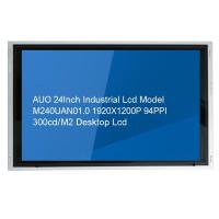 China AUO 24Inch Industrial LCD Display Desktop LCD with 1920x1200P Resolution 300cd/M2 Brightness and 30PIN Interface for sale