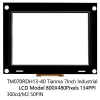 China Tianma 7Inch Industrial LCD Display 800X480Pixels 300cd/M2 TFT-LCD Panel with 50PIN IPS for sale