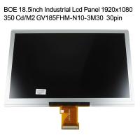 China BOE 18.5inch Industrial LCD Panel with 1920x1080 Resolution 350 cd/m² Brightness and 30pin LVDS Interface for sale