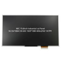 China NEC 15.6 Inch Industrial LCD Panel NL192108AC18-02D with 1920x1080 Resolution and 400cd/m2 Brightness for sale