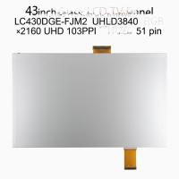 China 43inch LCD TV Panel with 3840*2160pixels UHD Resolution 1.07B Color and 51 pin Connector for sale