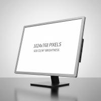China 15 Inch Digital Signage LCD Monitor with 600 Cd/M² Brightness and 1024*768pixels Resolution for sale
