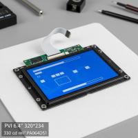 China PVI 6.4 Inch 320*234 Pixels Industrial LCD Display with 330 cd/m² Brightness PA064DS1 LCD Panel Module for sale