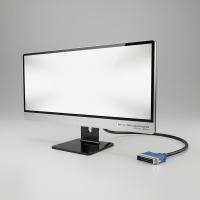 China BOE 14.1Inch Stretched LCD Monitor with 1920*550 Pixels 400cd/m2 Brightness and 30 Pin Connector for sale
