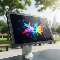 China AUO 8.9inch Stretched Bar LCD Display 1280*272pixels 1750CCD/M2 Brightness Monitor for Outdoor for sale
