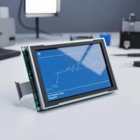 China PVI 6.4 Inch 320*234 Pixels Industrial LCD Display with 330 cd/m² Brightness PA064DS1 LCD Panel Module for sale