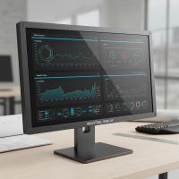 China Innolux 21.5 Inch Industrial LCD Display with 1920x1080 Pixels and 250cd/m2 Brightness for Desktop Use for sale