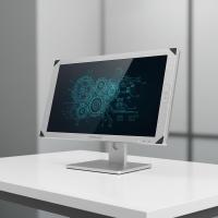China Innolux 21.5 Inch Industrial LCD Display with 1920x1080 Pixels and 250cd/m2 Brightness for Desktop Use for sale