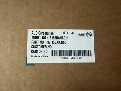 China AUO 15.6 Inch PC LCD Module B156HANAC.H with 1920x1080 Pixels and 30PIN Connector for High Resolution Display for sale