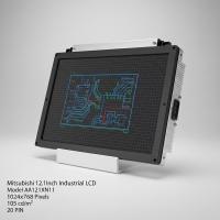 China Mitsubishi 12.1 Inch Industrial LCD Display AA121XN11 with 1024x768 Pixels and 1300 cd/m² Brightness for sale