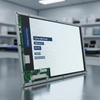 China Sharp 15 Inch Industrial LCD Display 1024x768 Pixels 400cd/m² Brightness LVDS 20 Pin Connector for sale
