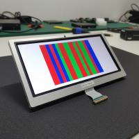 China AUO 10.1 Inch Industrial LCD Display Panel with 300 cd/m² Brightness and 60 Pin Interface for sale