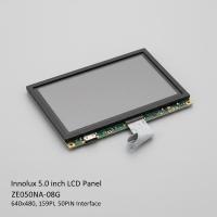 China Innolux 5Inch LCD Monitor ZE050NA-08G with 640*480 Pixels 159PPI and 50PIN Connector for Video Door Phone for sale