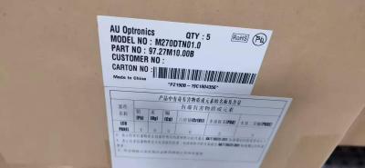 China AUO 27Inch LCD Display Panel with 2560x1440 Pixels 350 cd/m² Brightness and 130 Pin Connector for sale