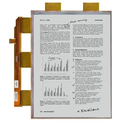 China 13.3 Inch 1600*1200 Pixels E Paper Display Module with 39P Connector Flexible EPD Screen for sale
