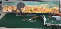 China 24 Inch Stretched LCD Display Bar Type with 1920*360 Resolution 300 cd/m² Brightness and 16.7M Colors for sale