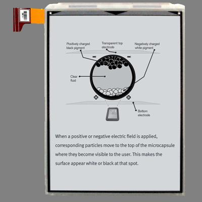China PVI EPD 7.8 Inch E Paper Display Module with 1404*1872 Pixels and 34P Connector for Digital Ink Applications for sale