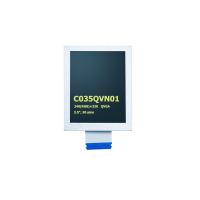 China AUO 3.5 Inch Industrial LCD Display Monitor with 240*320 Pixels and 450cd/m2 Brightness for sale