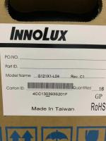 China Innolux 12.1 Inch Industrial LCD Display with 1024x768 Pixels and 500cd/m2 Brightness G121X1-L04 for sale