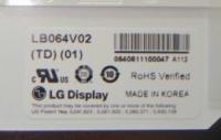 China LG 6.4 Inch 640x480 Pixels 250cd/m² Brightness Industrial LCD Display TFT-LCD Panel for sale