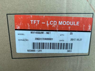China BOE NV140QUM-N61 14 Inch LCD Display with 3840x2160 UHD Resolution 400cd Brightness and 40 Pin Connector for sale