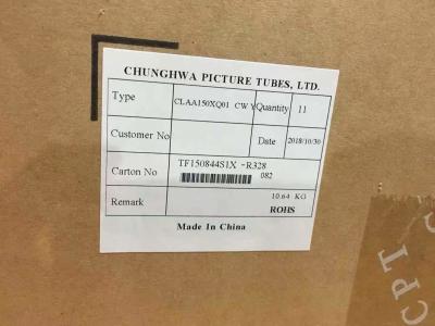 China CPT 15in Industrial LCD Monitor with 450 cd/m² Brightness 1024×768 XGA Resolution and 70K Hours Working Life for sale