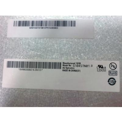 China AUO 10.4inch Industrial LCD Display G104SN03 V1 with 800×600 Pixels 230cd/m² Brightness and 20PIN LVDS Interface for sale