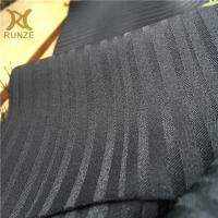 China 150D*300D Woven 100% Polyester Dobby Jacquard Stripes Fabric For Shirts Technics woven for sale