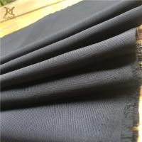 China Solid 160GSM 100% Polyester 160D ATY Yarn Woven Cavalry Twill Gabardine Men Shirting Fabric for sale