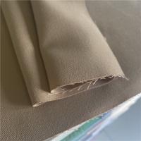 China 20S*16S Polyester Spun Yarn Fabric Khaki Drill 3/1 Twill 250GSM for Uniform Coat Jacket for sale