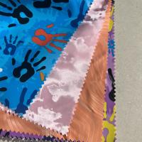 China 80-120GSM Polyester Printed TPU Lamination Down Proof Fabric for Winder Coats Jackets for sale