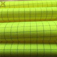 China 300D Polyester Woven Plain Check Anti-Static Oxford Fabric For Medical Cleanness Clothing for sale