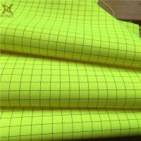 China 300D Polyester Woven Plain Check Anti-Static Oxford Fabric For Medical Cleanness Clothing for sale