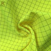 China 300D Polyester Woven Plain Check Anti-Static Oxford Fabric For Medical Cleanness Clothing for sale
