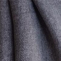 China 100% Polyester Heavy Weight Ash Wool Imitation Cation Woven Wide Herringbone Fabric for Winter Coat for sale
